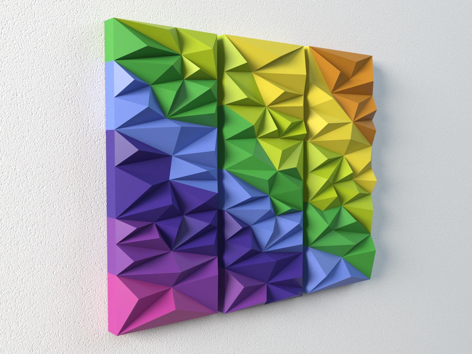 Wall Decor Panel Papercraft (PDF+SVG) DIY Printable Template - Etsy