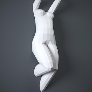 Woman Body Papercraft PDF SVG Template DIY Cricut - Etsy