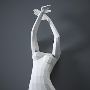 Woman Body Papercraft PDF Template DIY - Etsy