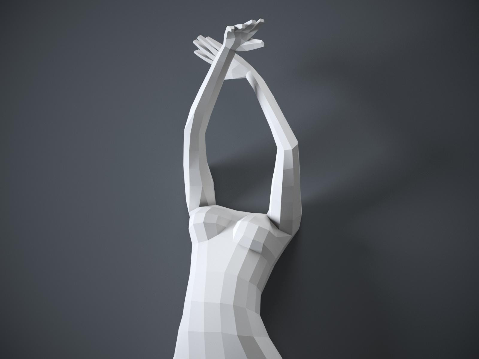 Woman Body Papercraft PDF Template DIY - Etsy