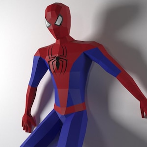 Spiderman Papercraft | PDF,SVG | Printable Template - Etsy