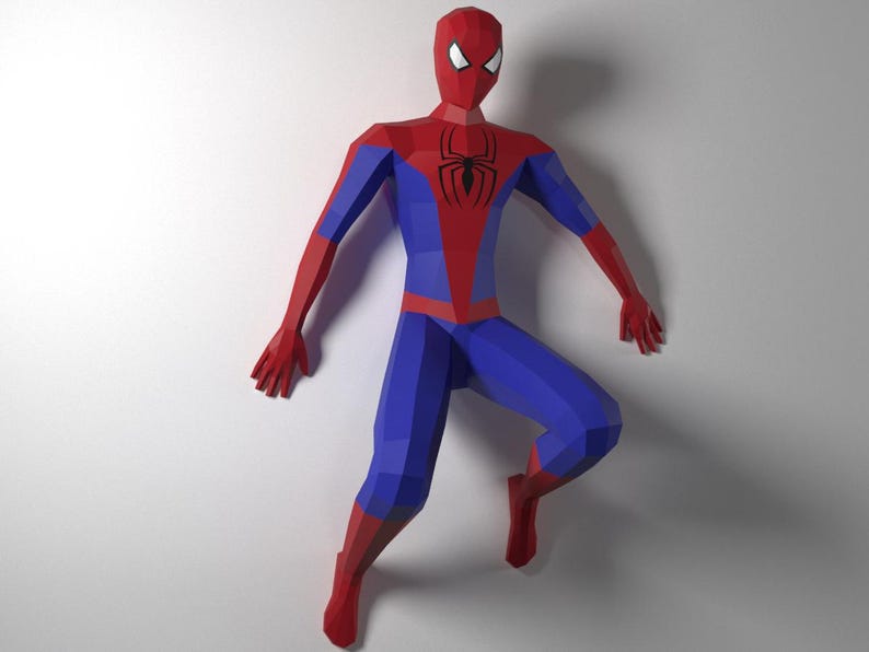 Spiderman Papercraft | PDF,SVG | Printable Template - Etsy