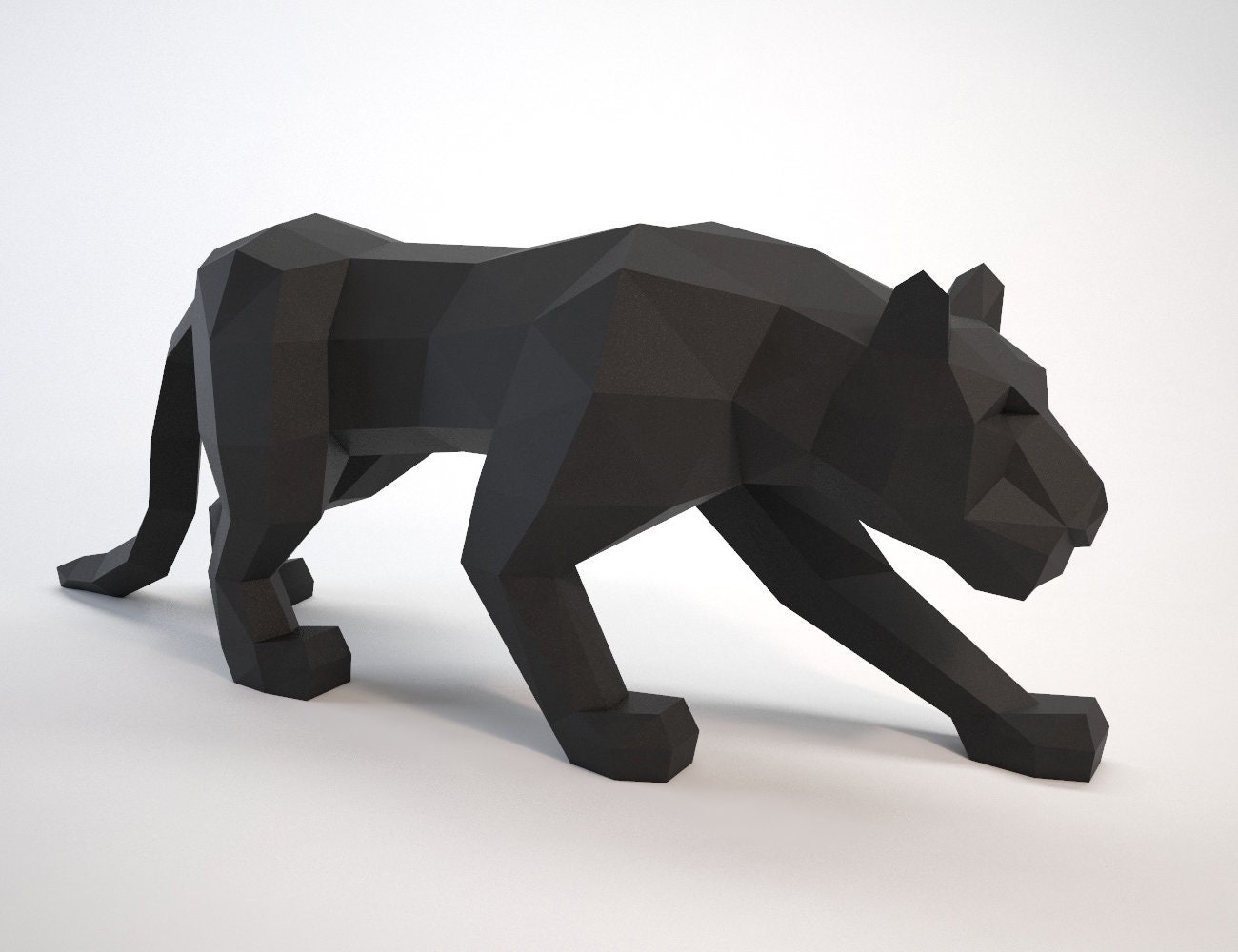 Panther Puma DIY Papercraft DPF Template - Etsy UK