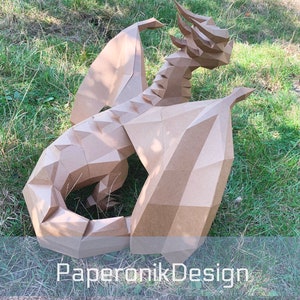 Dragon Papercraft (PDF+SVG) | DIY Printable Template | Cricut - Etsy