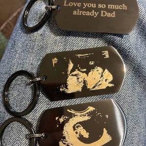 Personalized Ultrasound Photo Keychain: Expecting Parents Gift - Etsy