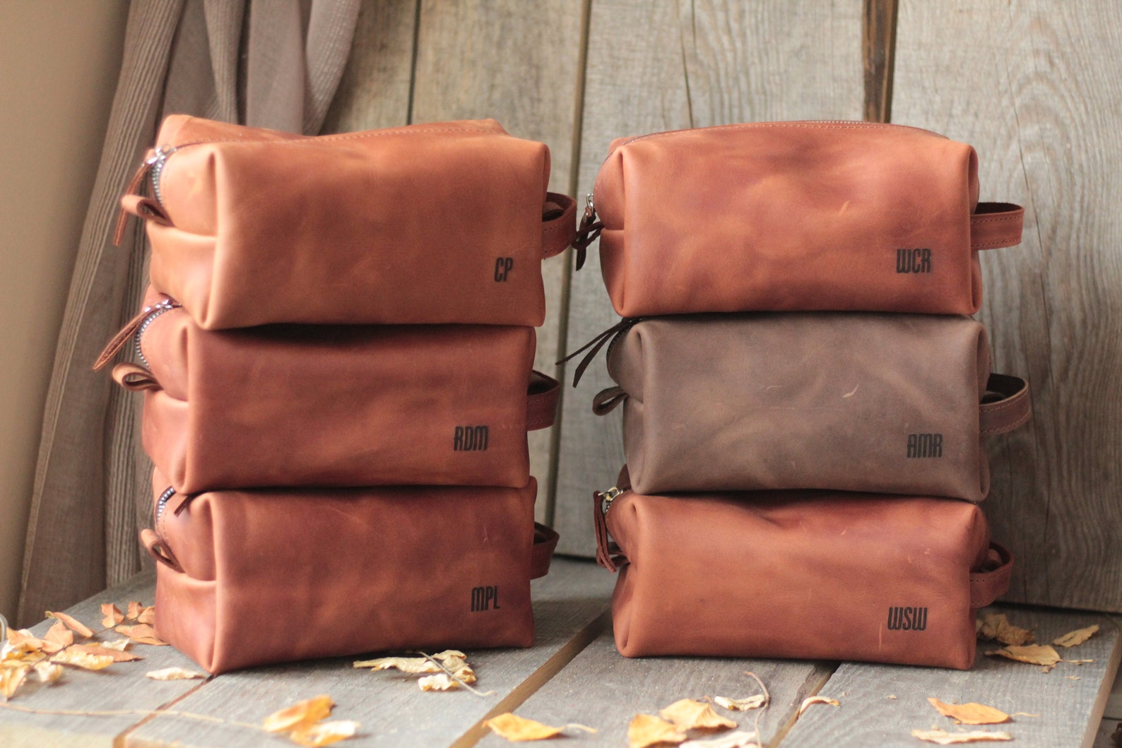 Personalized Leather Dopp Kit - Etsy