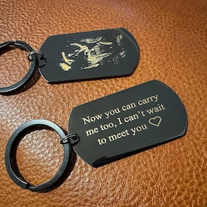 Personalized Ultrasound Photo Keychain: Expecting Parents Gift - Etsy