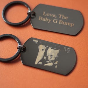 Personalized Ultrasound Photo Keychain: Expecting Parents Gift - Etsy