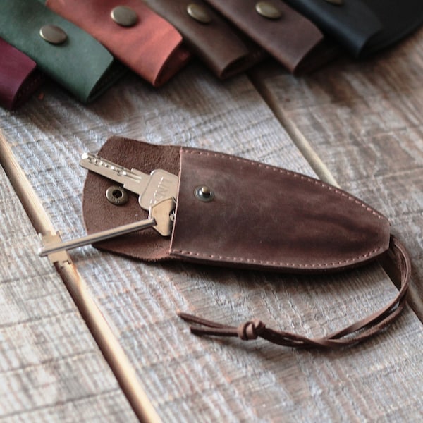 Leather Key Case - Etsy