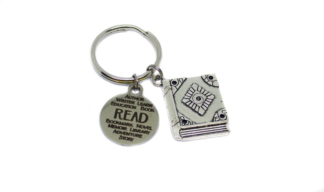 Teacher Gift - Teacher Keychain - Reader Keychain - Gifts for Teachers ...