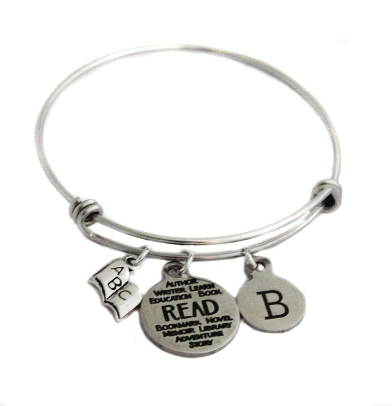 Custom Stainless Steel Adjustable Bracelet, read Graffiti Stainless ...