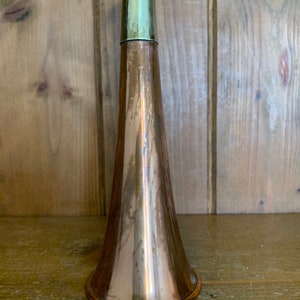 Antique English Copper & Brass Hunting Horn, Copper, Horn, Hunting Horn ...