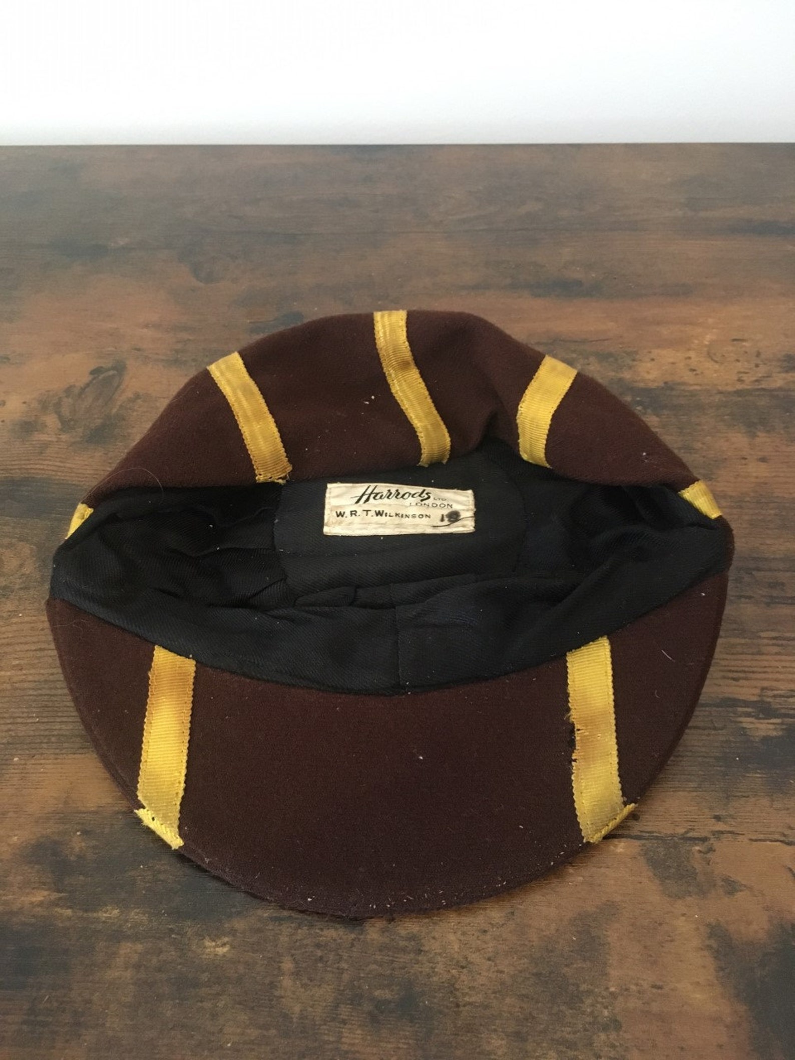 Vintage Harrods London Childs School/cricket Cap, School Cap, Cricket ...