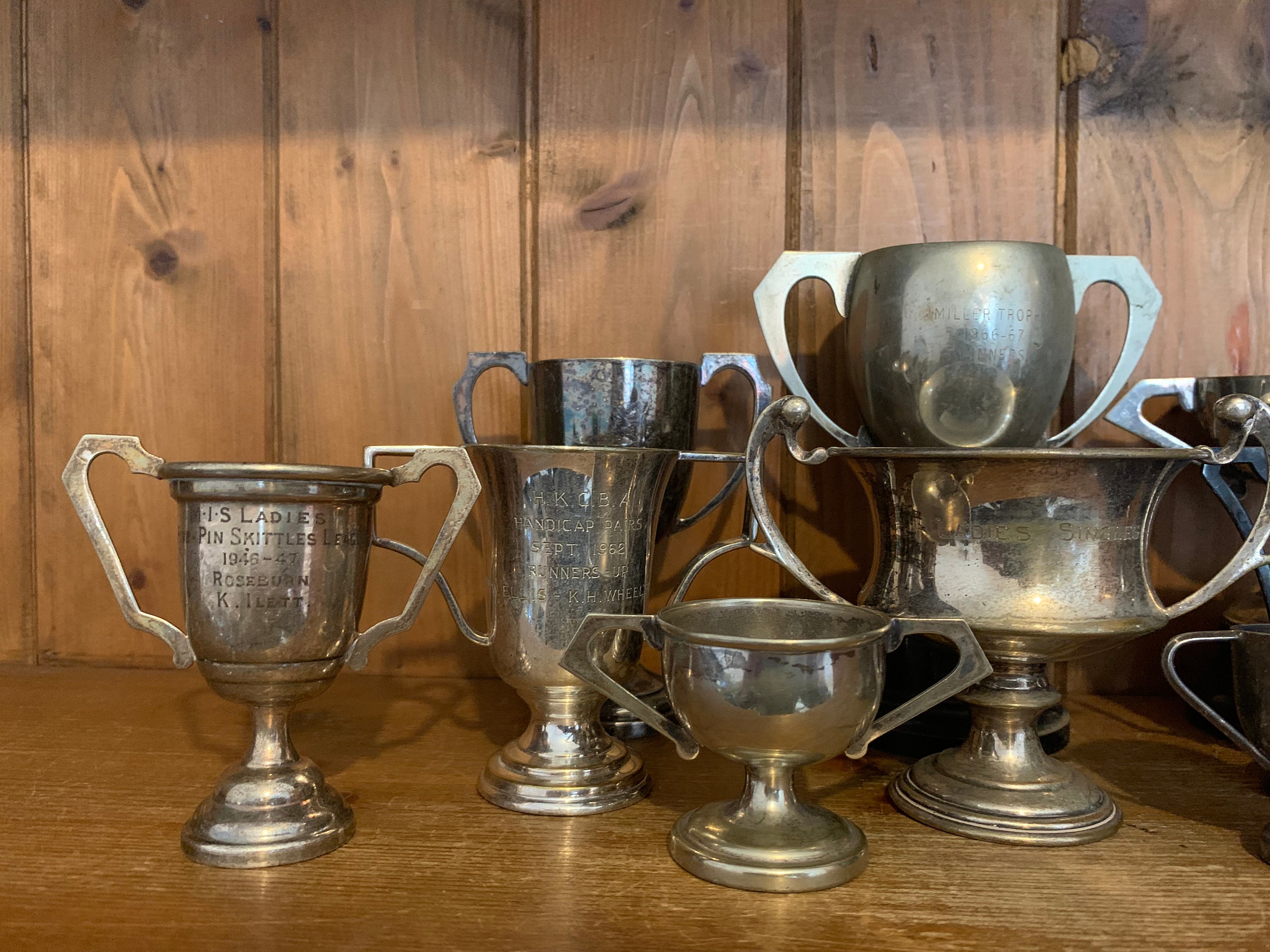 Vintage Collection of 10 Silver Plate Trophies, Trophy, Trophies - Etsy