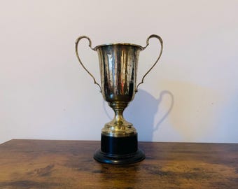 Vintage Collection of 10 Silver Plate Trophies, Trophy, Trophies ...