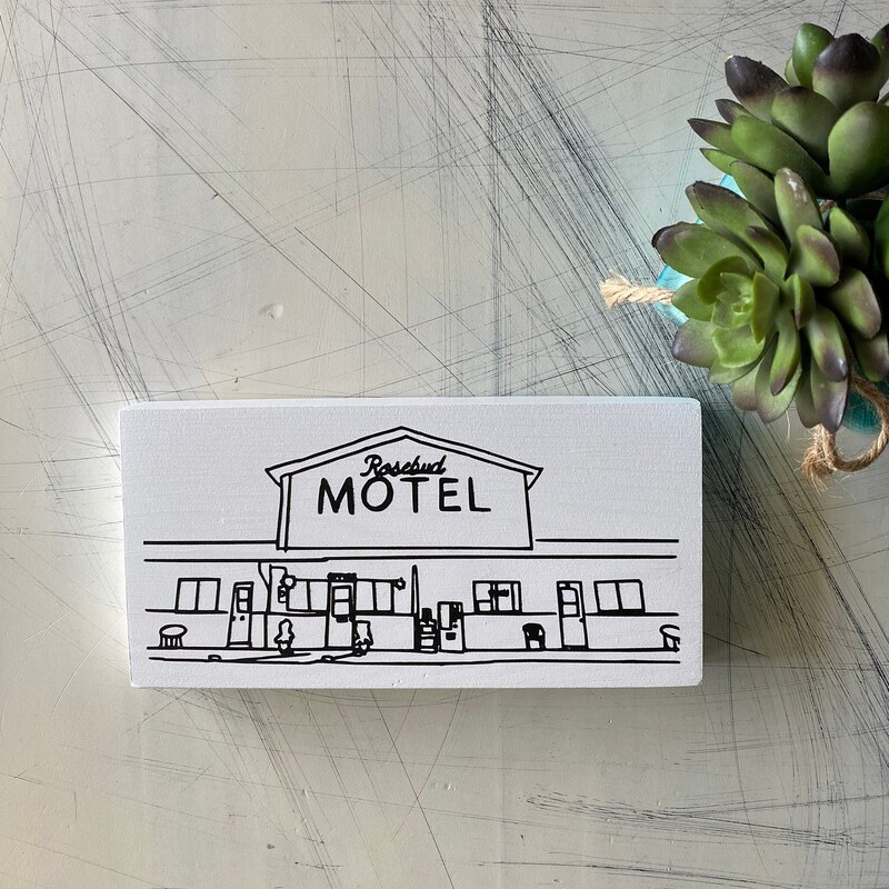 Rosebud Motel Sign - Etsy