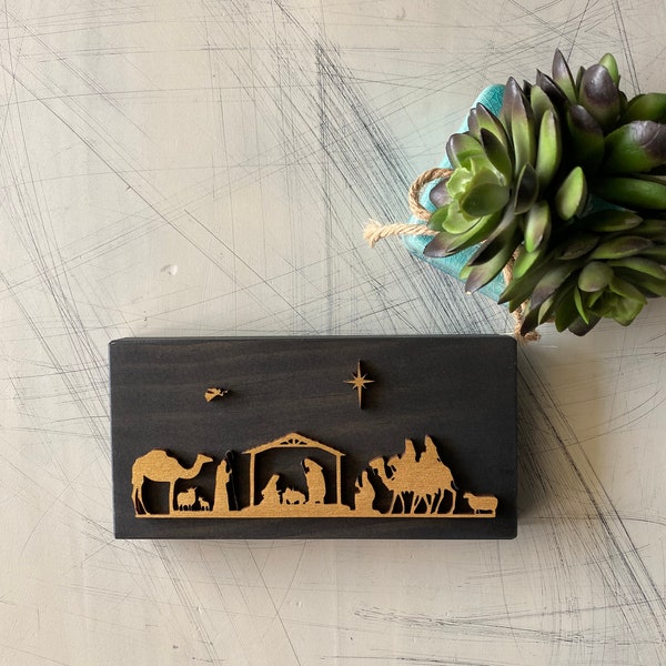 Nativity Sign - Etsy