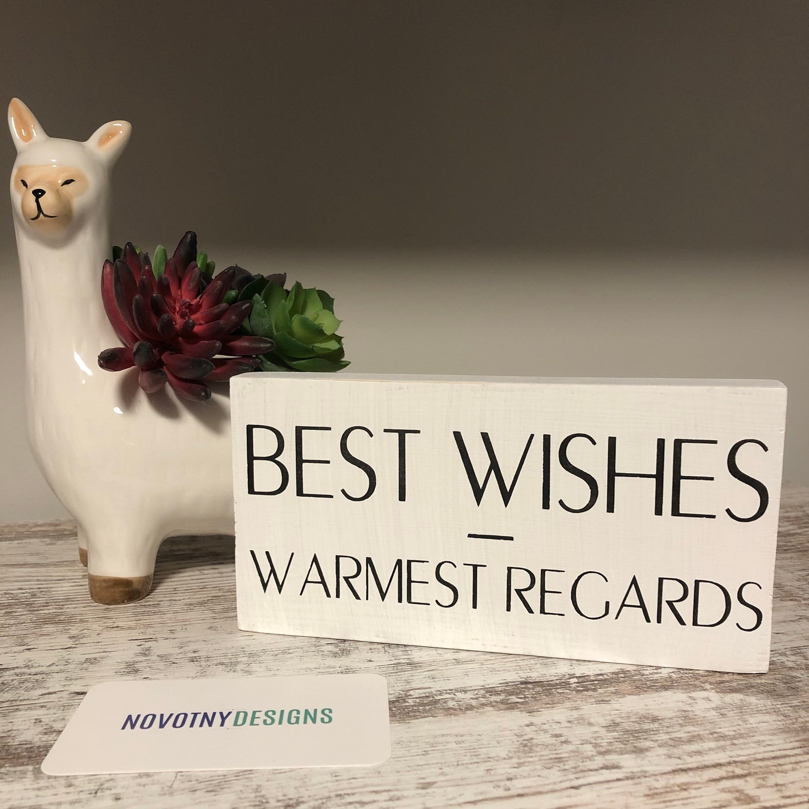 Best Wishes Warmest Regards Schitts Creek Wood Mini Sign - Etsy