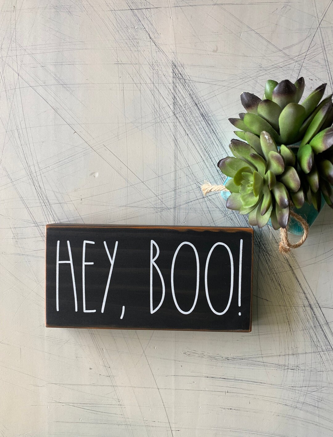 Hey, Boo! - Handmade Mini Wood Sign - Etsy