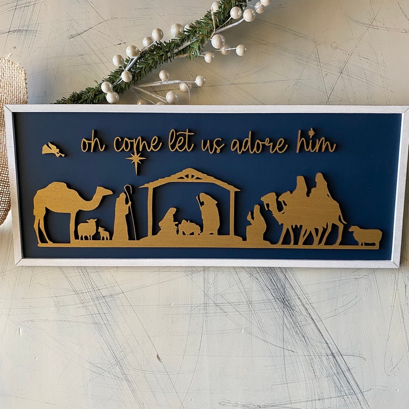 Nativity Sign - Etsy
