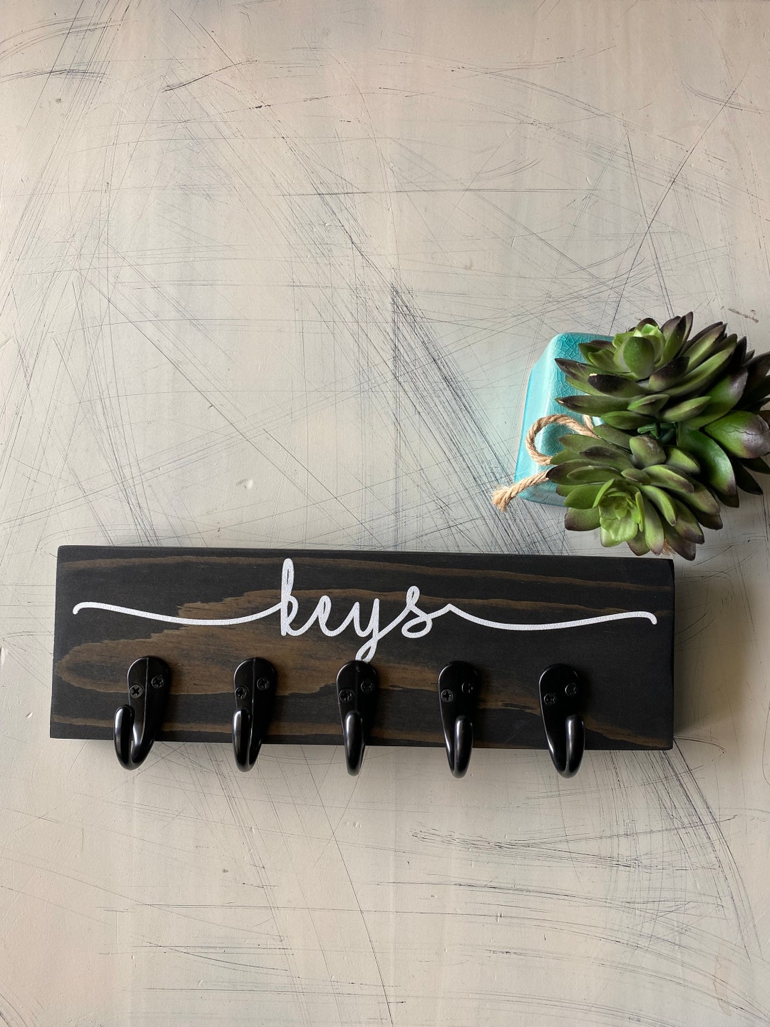 Keys - Handmade Key Hooks Organizer Wall Decor - Etsy