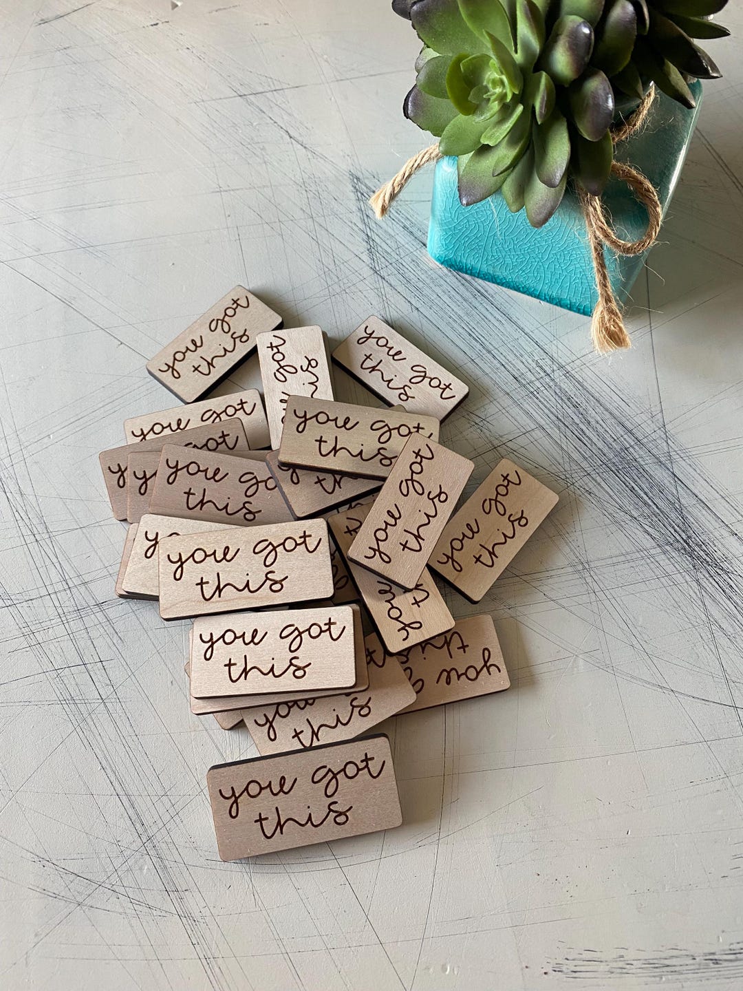 You Got This - Bulk Set of 25 Encouraging Wood Magnets - Etsy