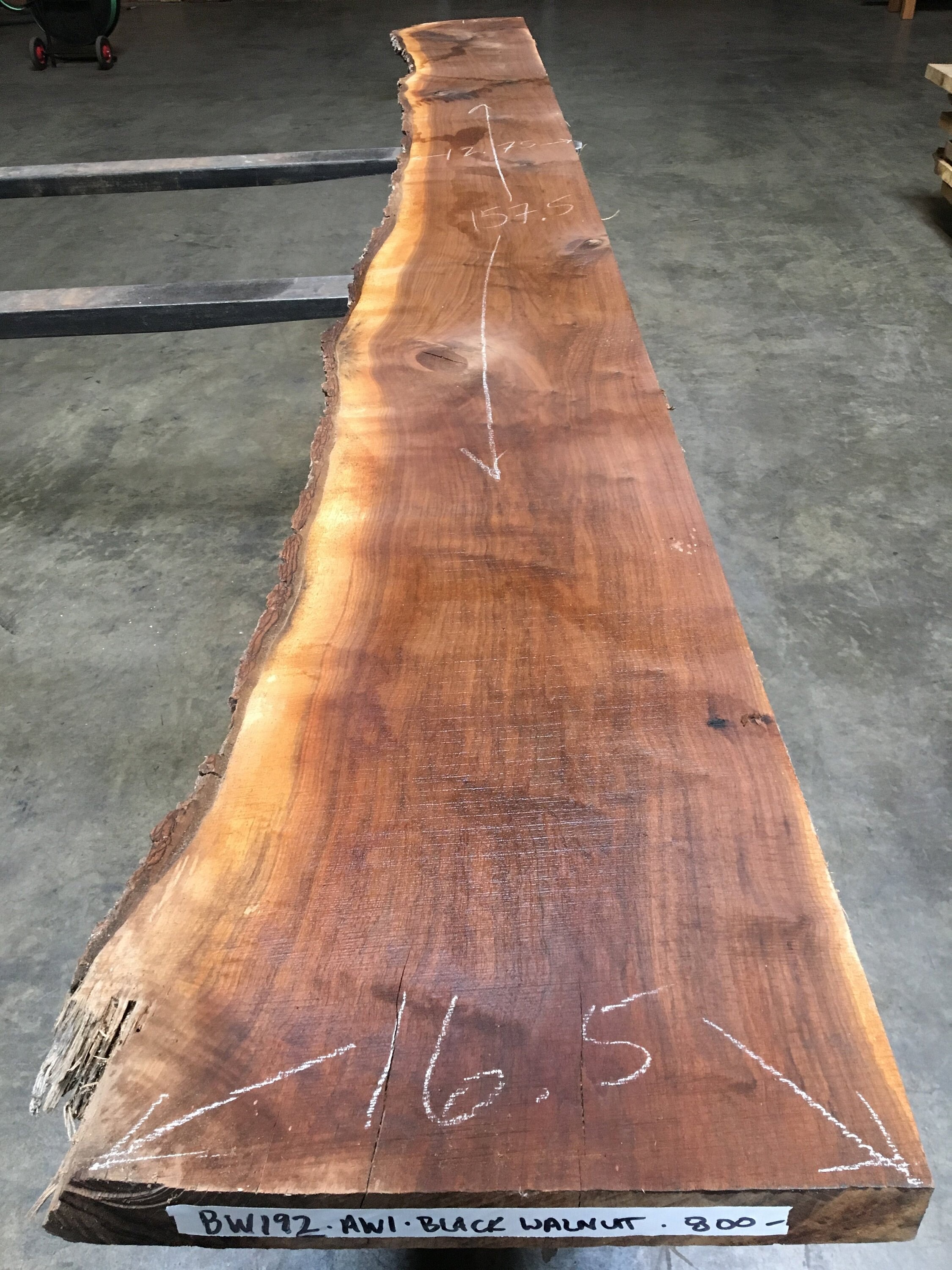 Black Walnut Hardwood Slab Hard Wood Slabs Live Edge Reclaimed | Etsy