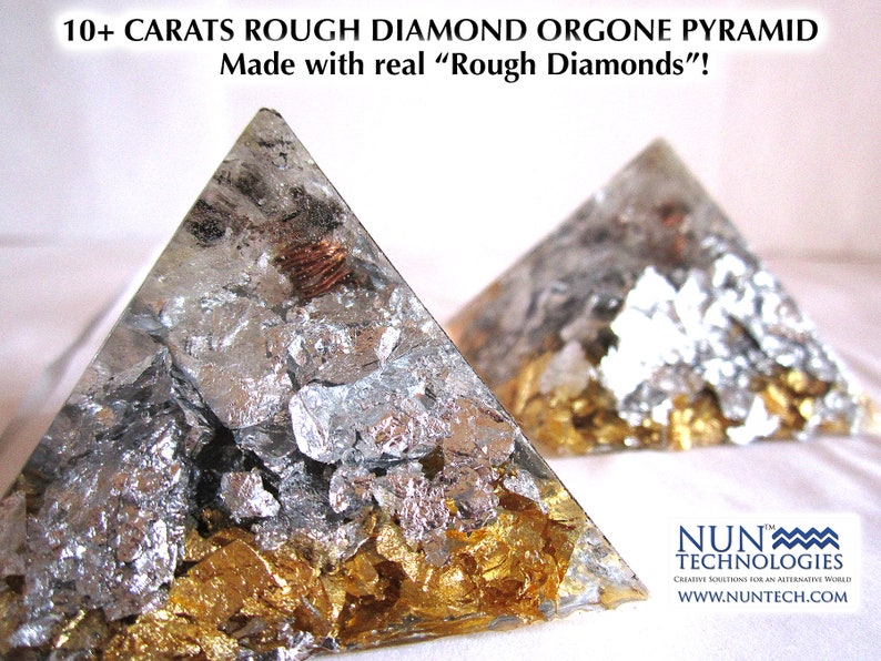 Real Rough Diamond Pyramid 10 Carats for Raising Vibration by DR NEB ...