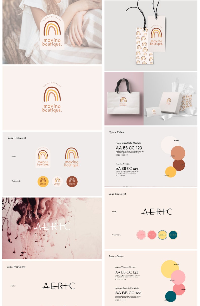 Custom Branding Package Brand Identity Custom Logo Design - Etsy