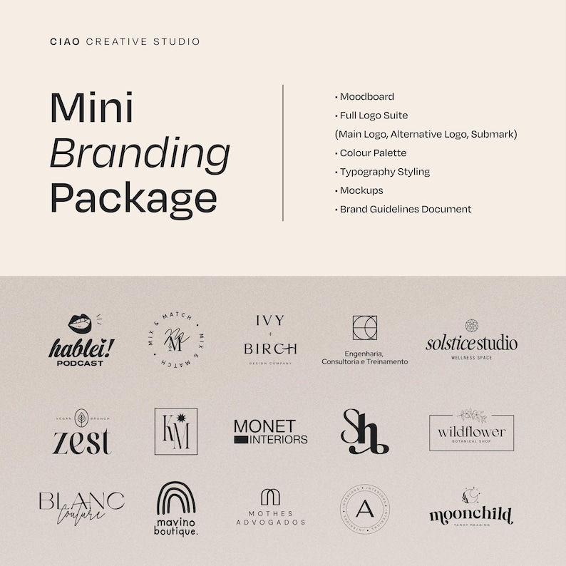Custom Branding Package, Brand Identity, Custom Logo Design, Branding ...