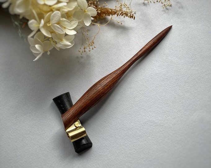 Oblique Calligraphy Pen Holder, Universal Flange, Cute Pen Holder ...