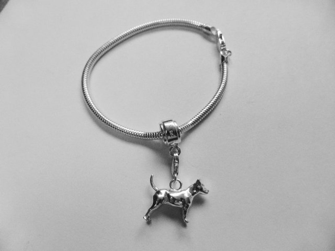 Sterling Silver Jack Russell Charm Bracelet - Etsy