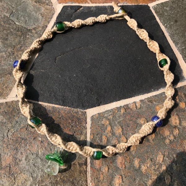 Hemp Choker Necklace - Etsy