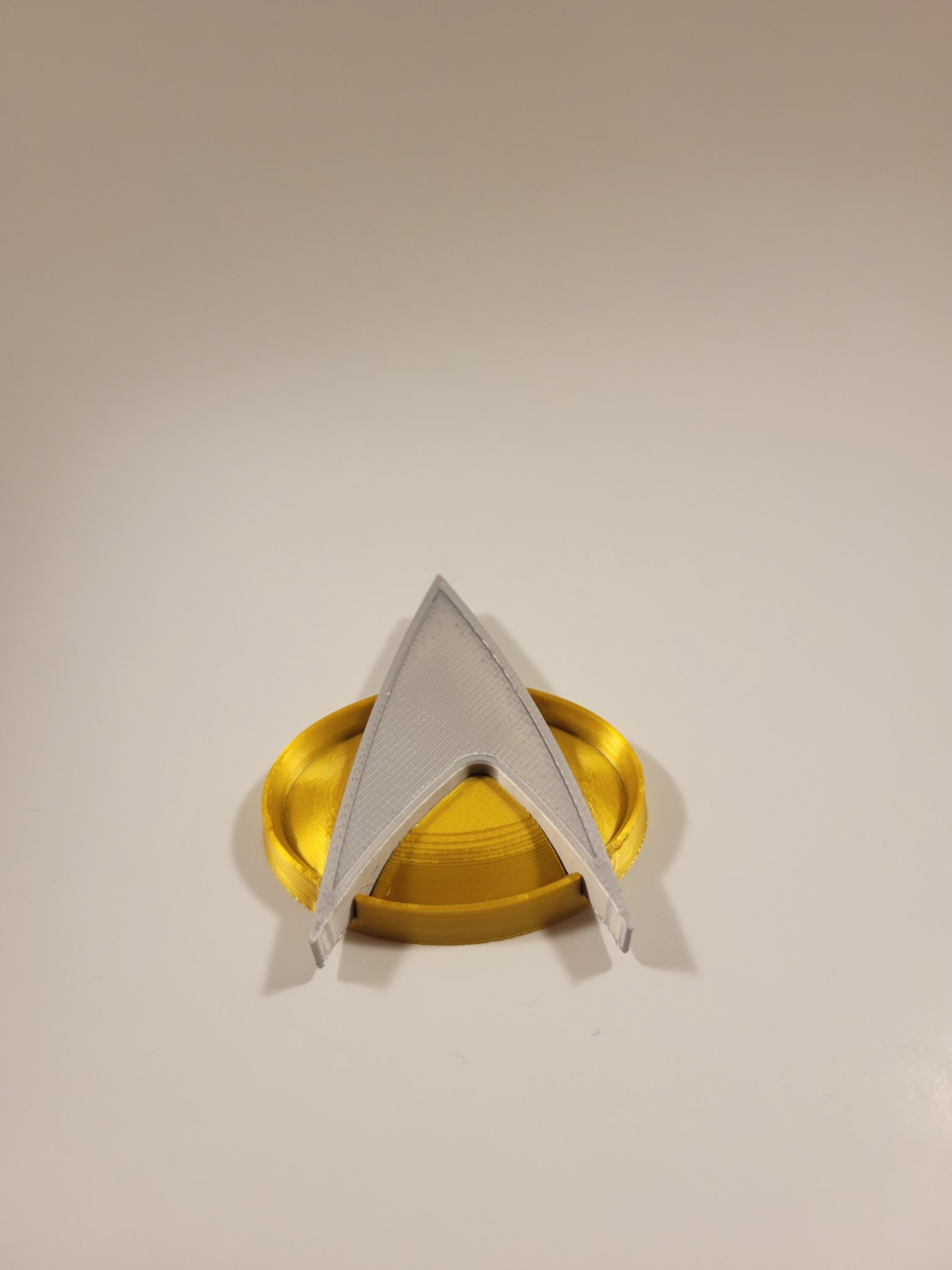 Star Trek Communicator Badge - Etsy