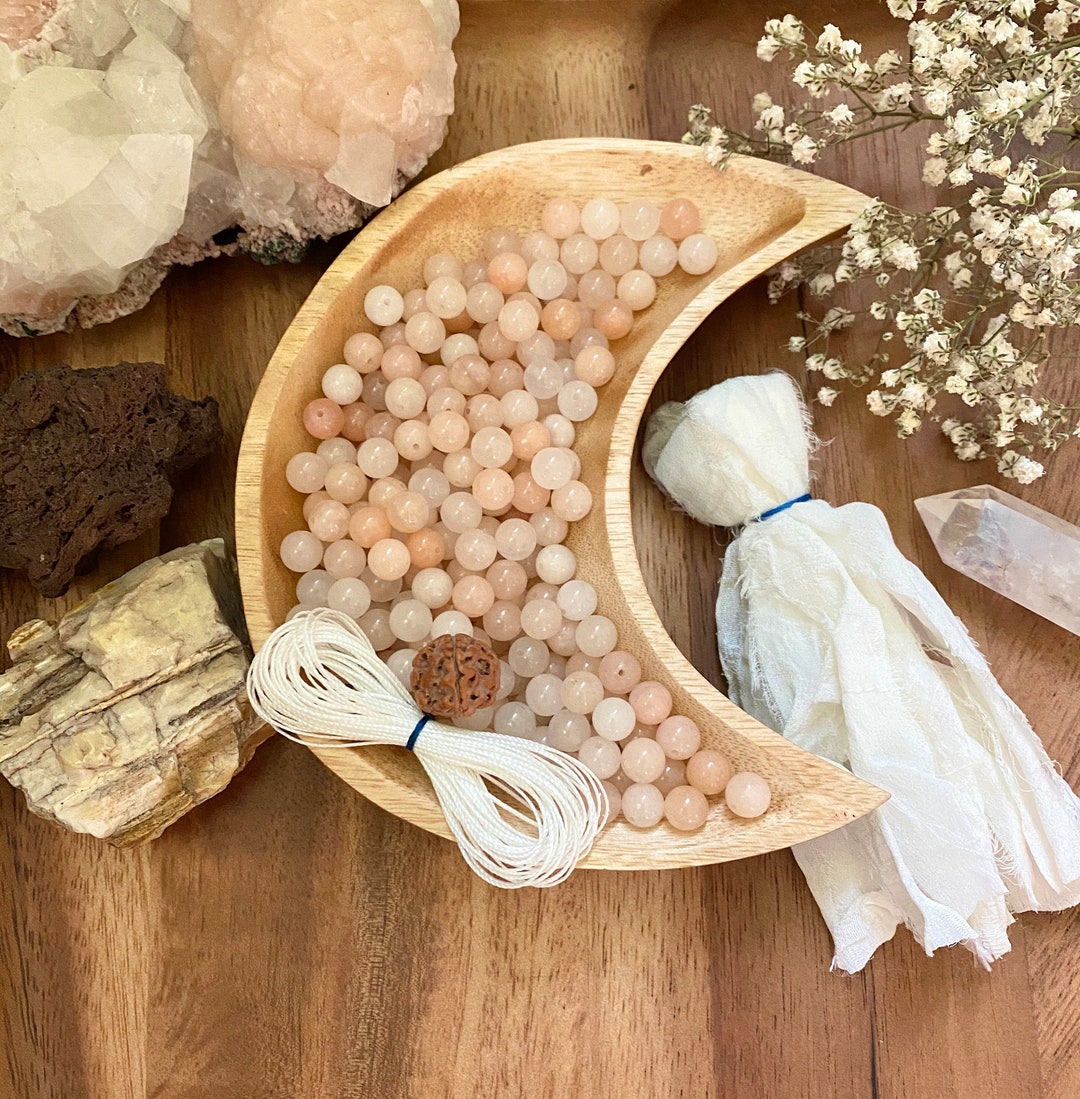 PINK AVENTURINE - DIY Mala Making Kit, Yoga Necklace, Make Your Own ...