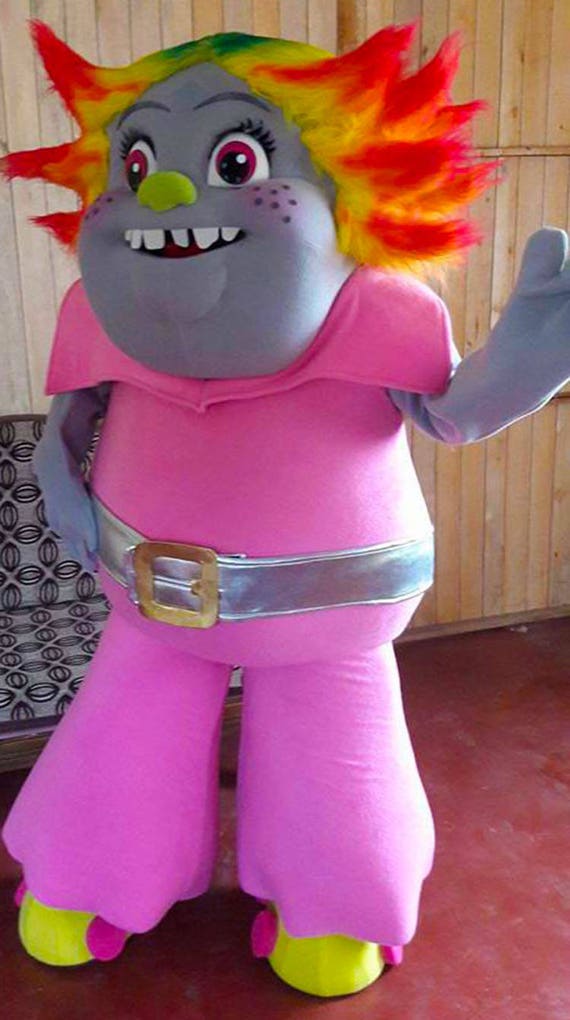 Bridget Mascot Costume Adult Trolls Mascot Costume For Sale | Etsy