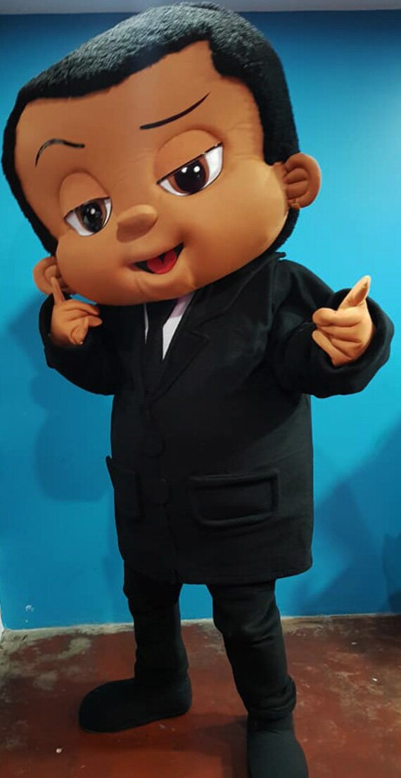 Afro-Américain Boss Baby Mascot Costume Adulte Party Costume à | Etsy