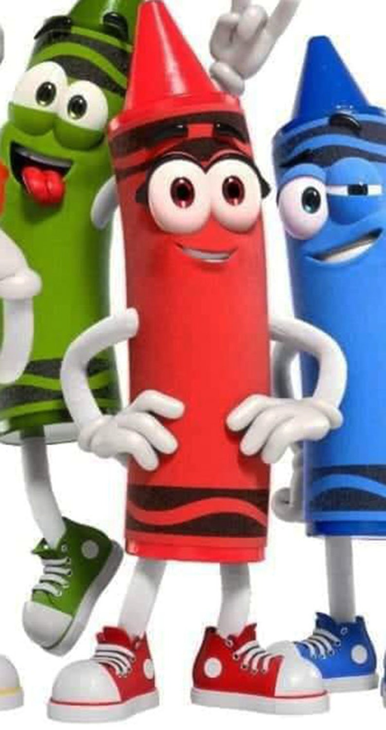 Crayon Mascot Costume Adult Crayon Costume For Sale | Etsy