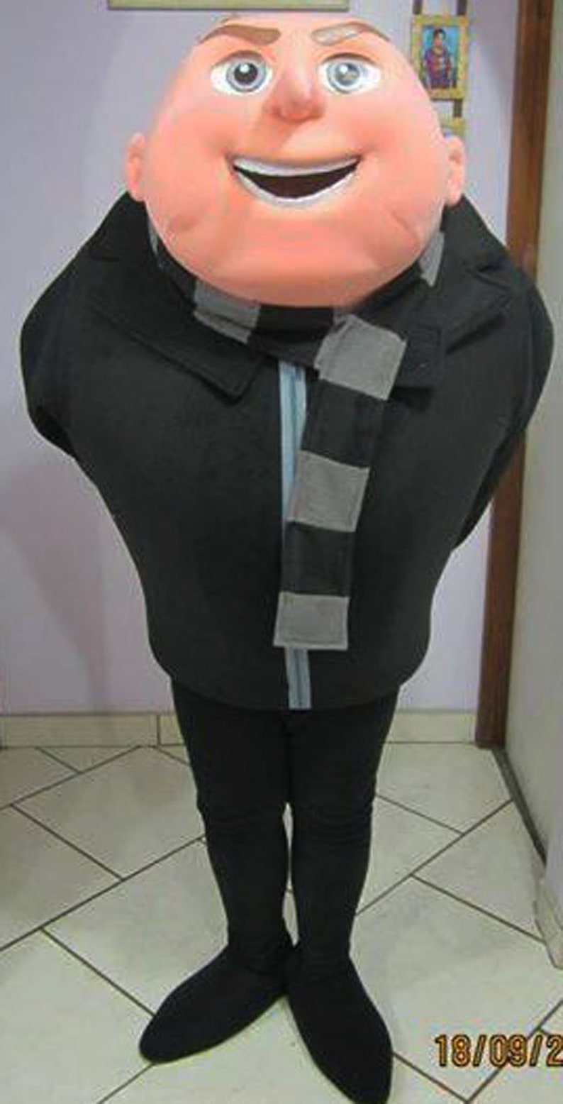 Gru Mascot Costume Adult Gru Costume For Sale | Etsy
