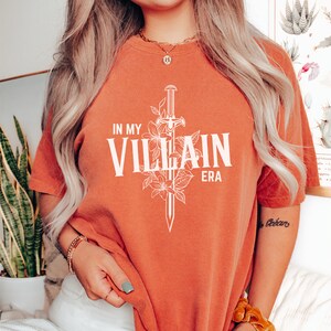 Comfort Colors® in My Villain Era Shirt, Halloween Shirt, Entering My Villain Era Shirt ...