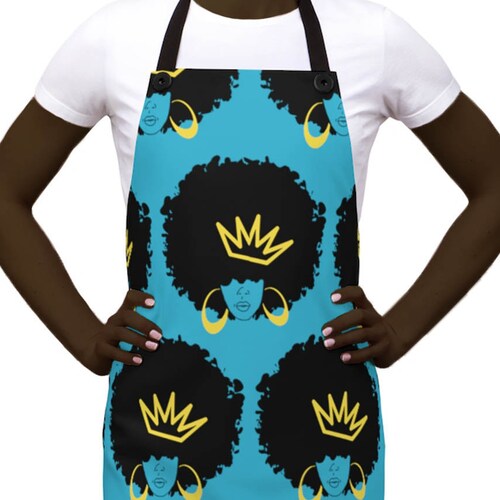 Black Women Chefs Apron African American Aprons Black - Etsy