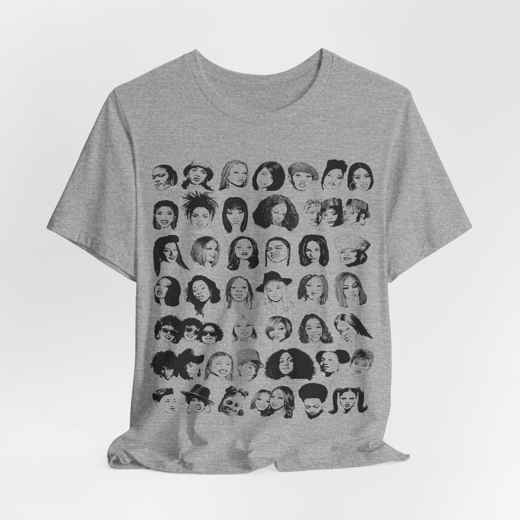 Female Rappers T-shirt: Black Music History Tee, Hip Hop Queens Gift - Etsy