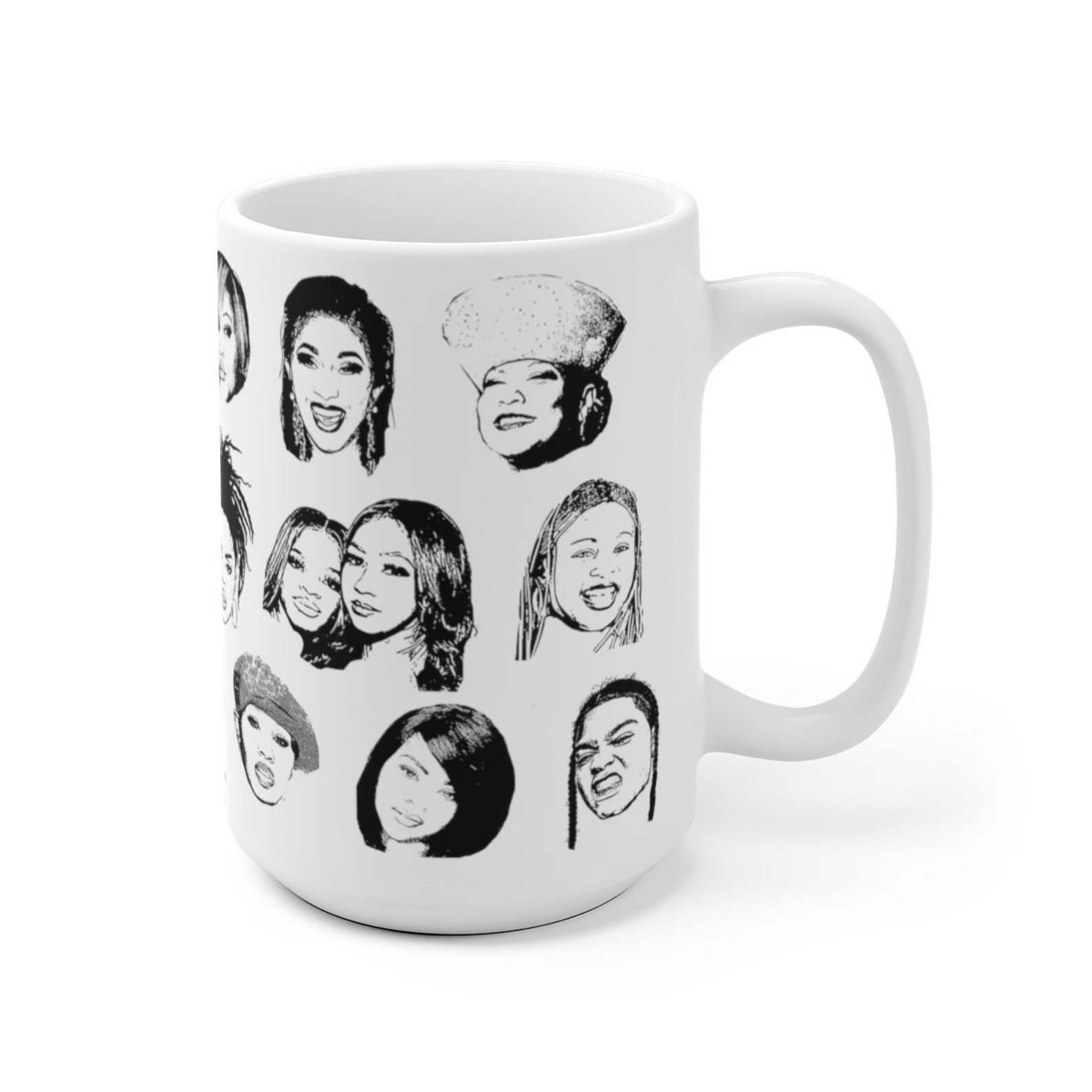 Female Rappers Mug Hip Hop Music Cup Old School Rap Rap | Etsy