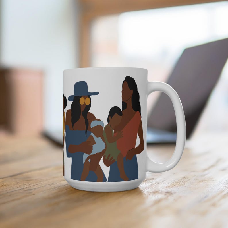 Black Motherhood Mug | Melanin Moms Cup, New Mama Gift, Breastfeeding ...