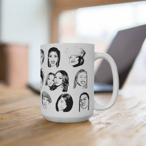 Female Rappers Mug - Hip Hop Music Cup - Old School Rap - Rap Music ...
