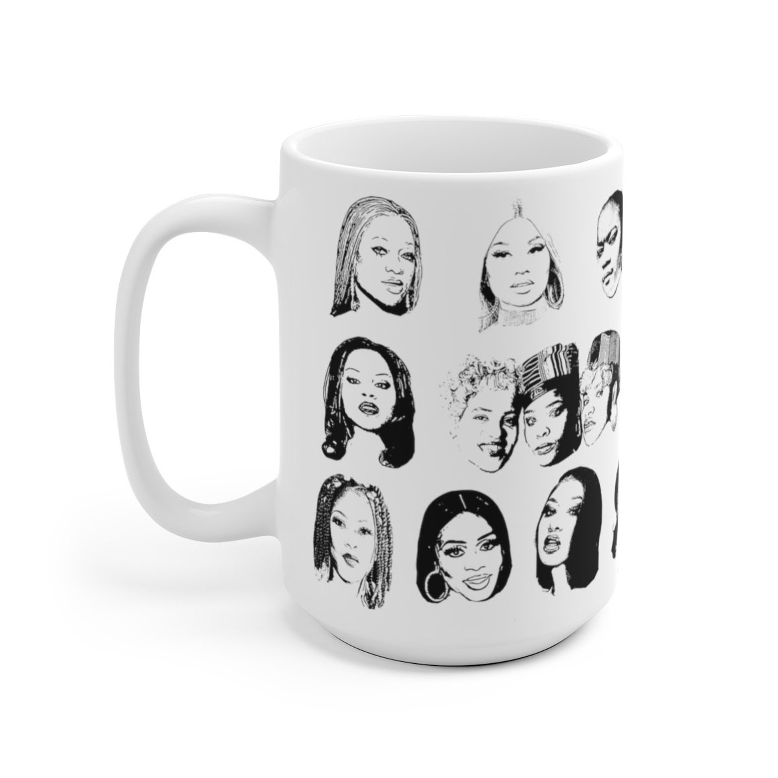 Female Rappers Mug Hip Hop Music Cup Old School Rap Rap - Etsy