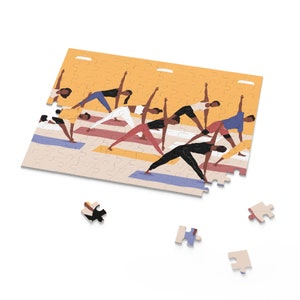 Black People Workout Puzzle Fitness Class African American Jigsaw ...