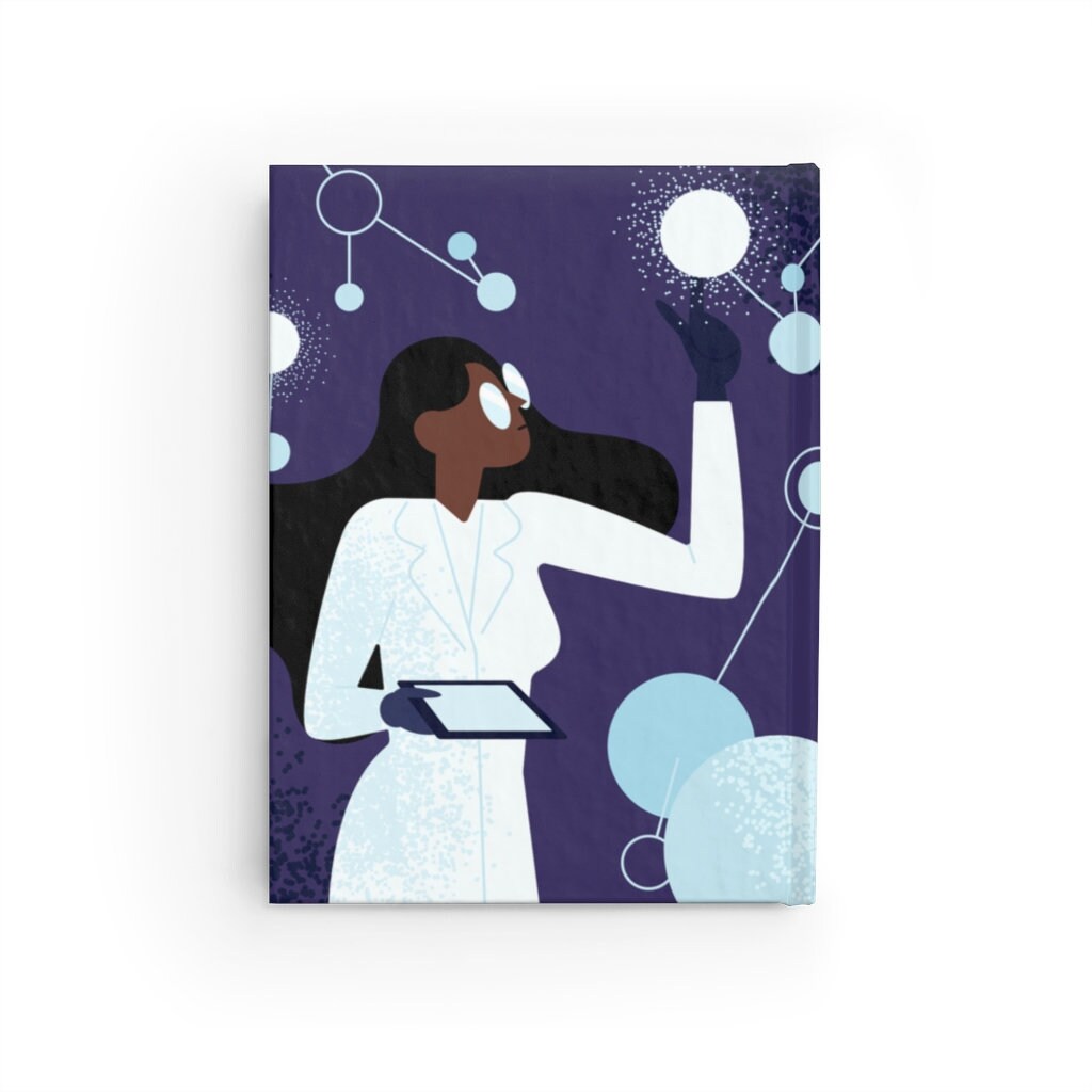 Scientist Gift Journal Ruled Line Science Teacher Black - Etsy