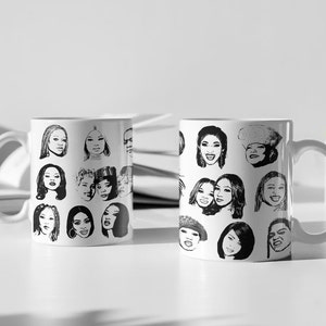 Female Rappers Mug Hip Hop Music Cup Old School Rap Rap Music Hip Hop ...