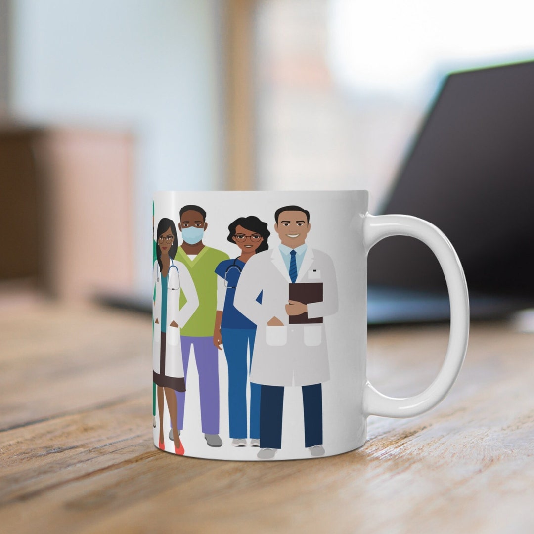Medical Professionals Mug | Black Doctors, MD Gift, Nurse Grad ...